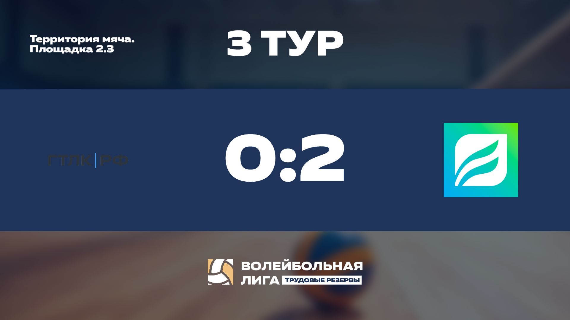 Обзор | 3 тур | АО ГТЛК - СБЕР УБ