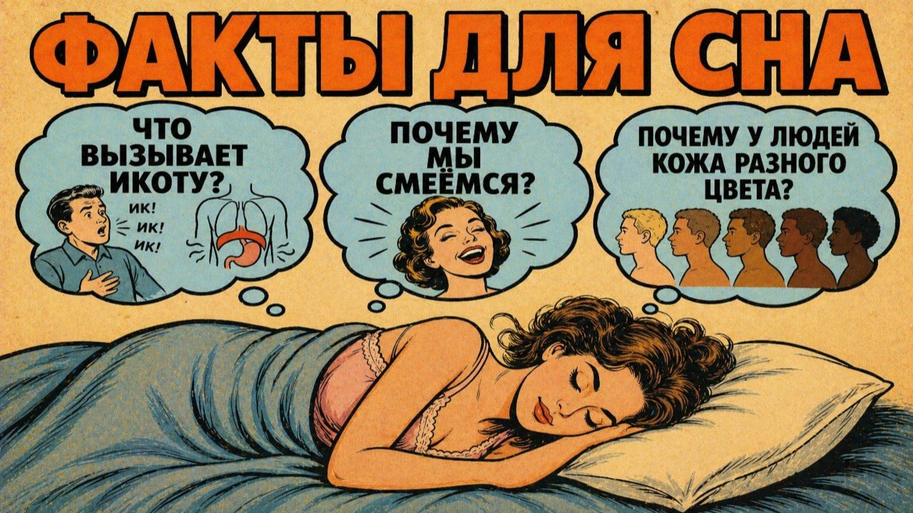 Удивительные факты о человеческом теле | видео для сна лекции для сна