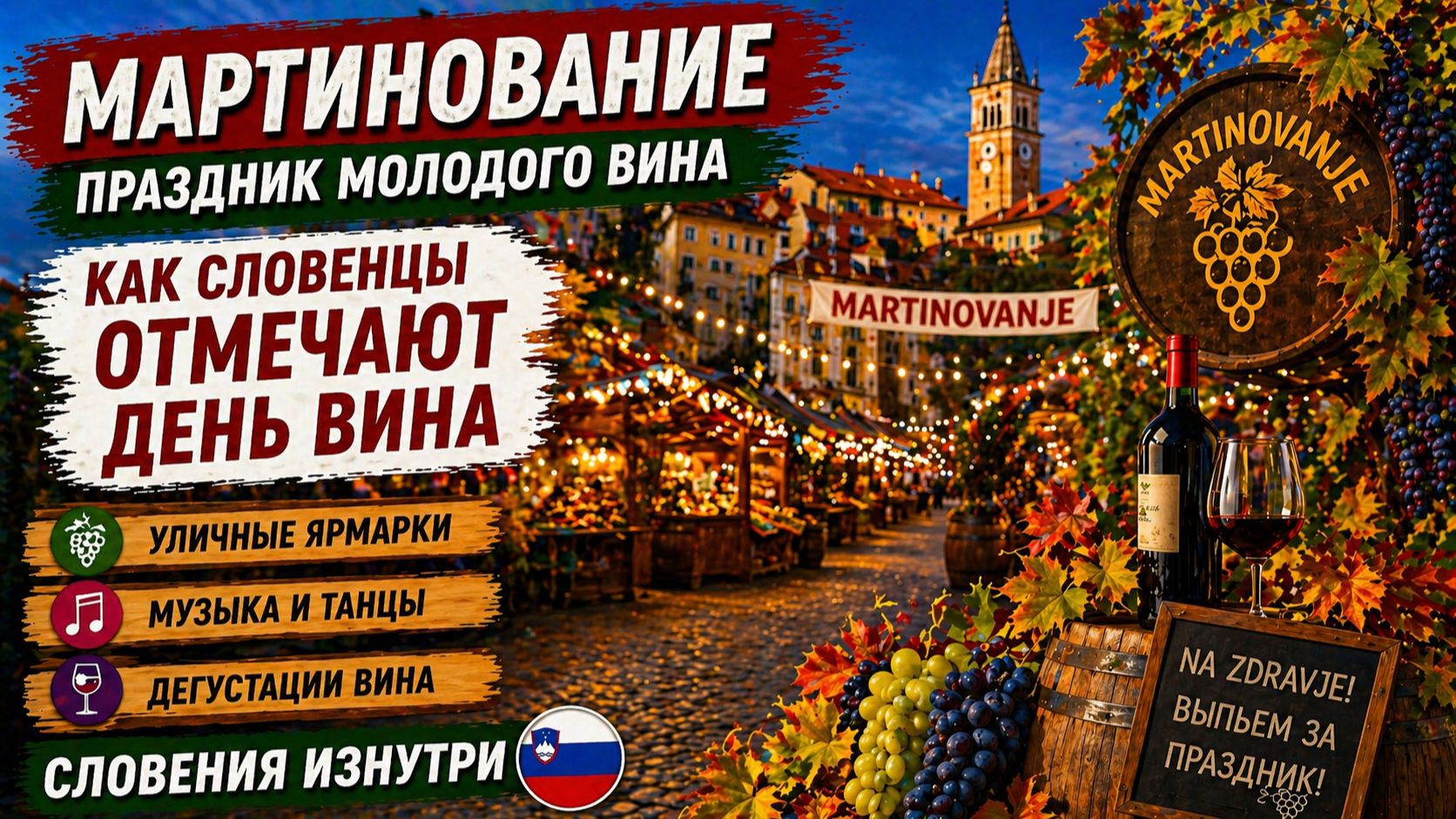 ⭐«Как в Словении празднуют Мартинование — главный винный день года!»