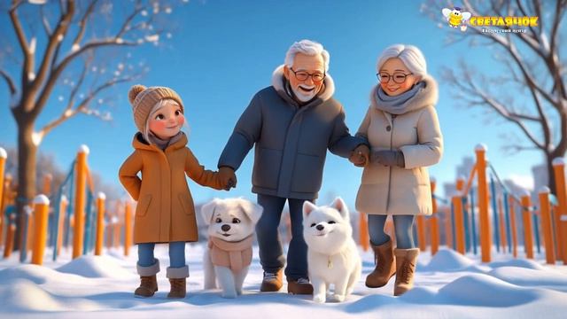 Hello,granny! Hello,grandpa!