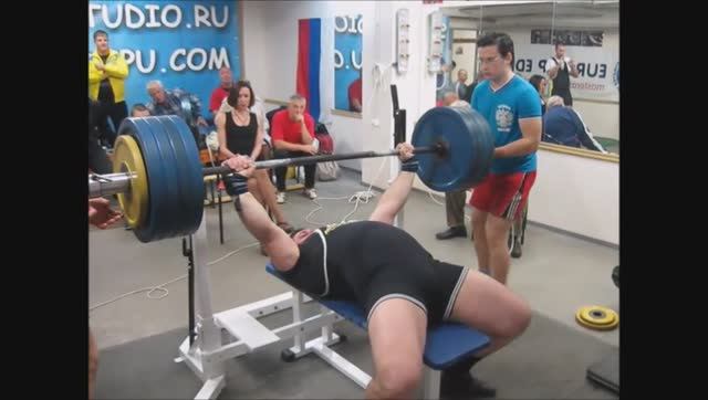 Кубок Спортстудии. Жим лежа до 205 кг