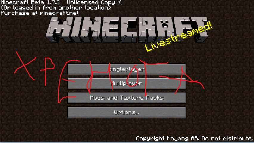 ХРЕНЬ А НЕ ВЕРСИЯ | Minecraft Beta 1.7.3 Unlicensed Copy