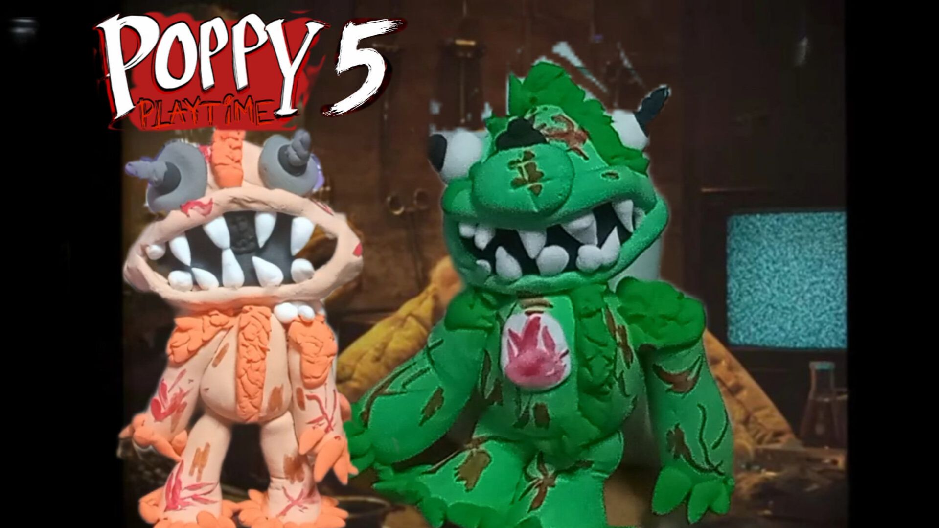 Выротыши Аутималсы из воздушного пластилина