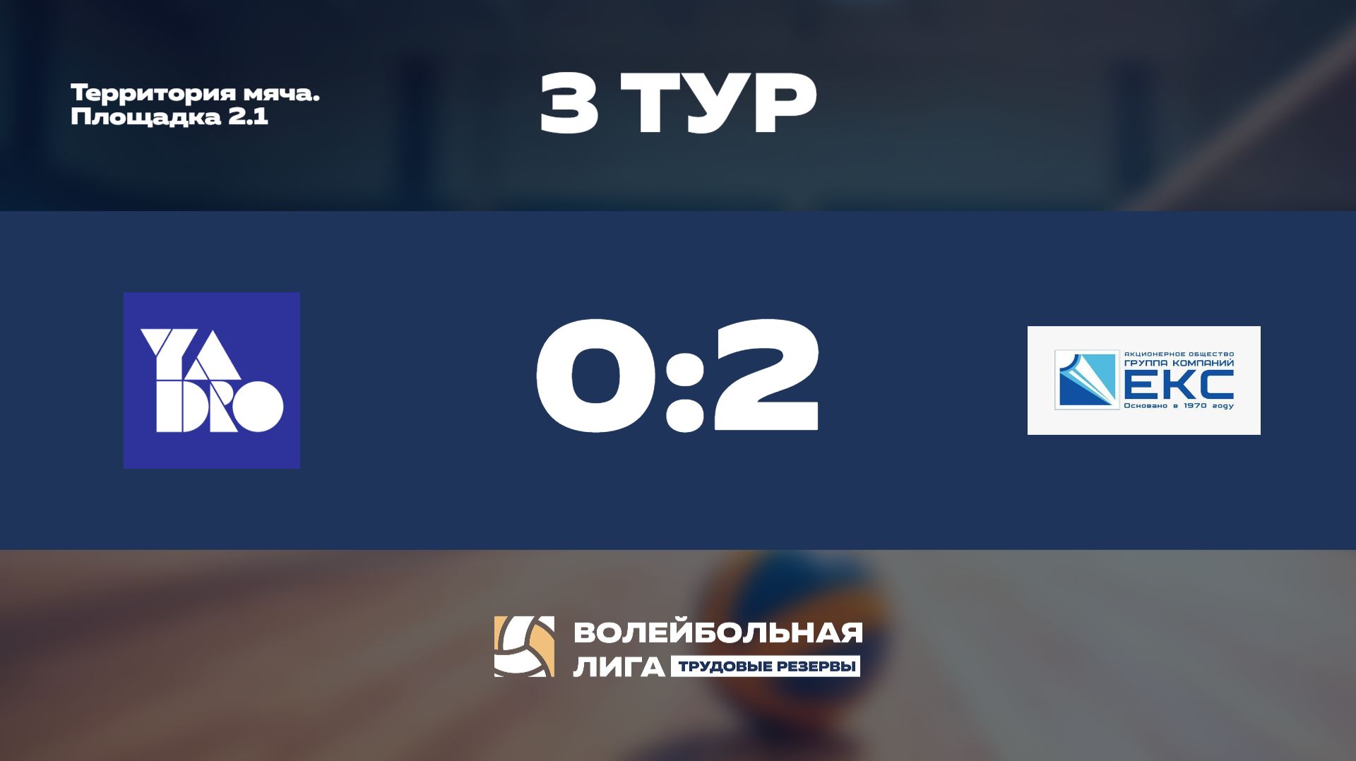 Обзор | 3 тур | YADRO (Ж) - ГК ЕКС (Ж)