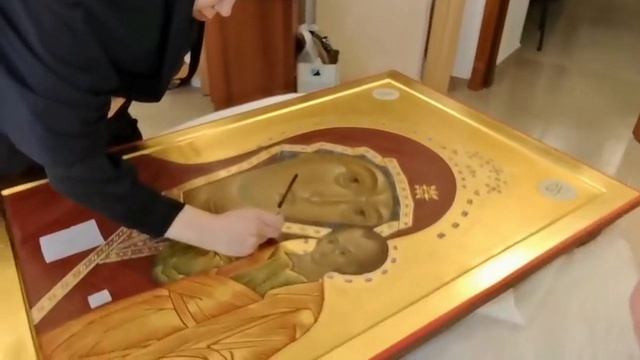 АРСТВ о реставрации иконы Божией Матери «Табынская»