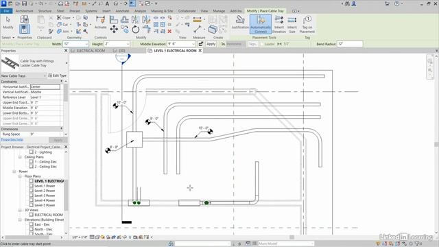 Revit 2023 Training 03.12 - Adding cable tray