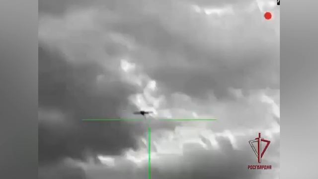 Видео уничтожения беспилотника в Брянской области обнародовала Росгвардия