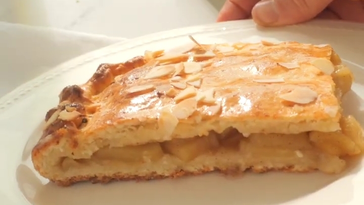 яблочный ПИРОГ на творожном тесте...🥧🍏🍎😋