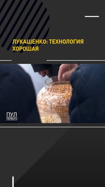 Лукашенко: технология хорошая
