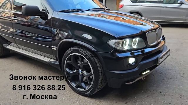 Полировка BMW X5.Черный Бумер.
