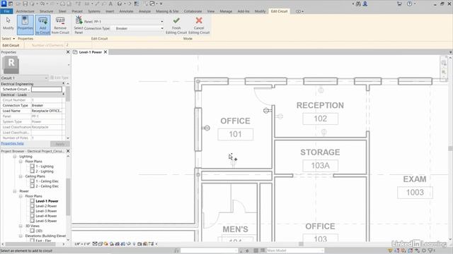 Revit 2023 Training 03.03 - Creating a circuit