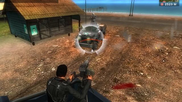 Just Cause (2006) - тест Phenom x3 hd8450 4GB DDR2 8500 GT (512 MB) (часть 1)