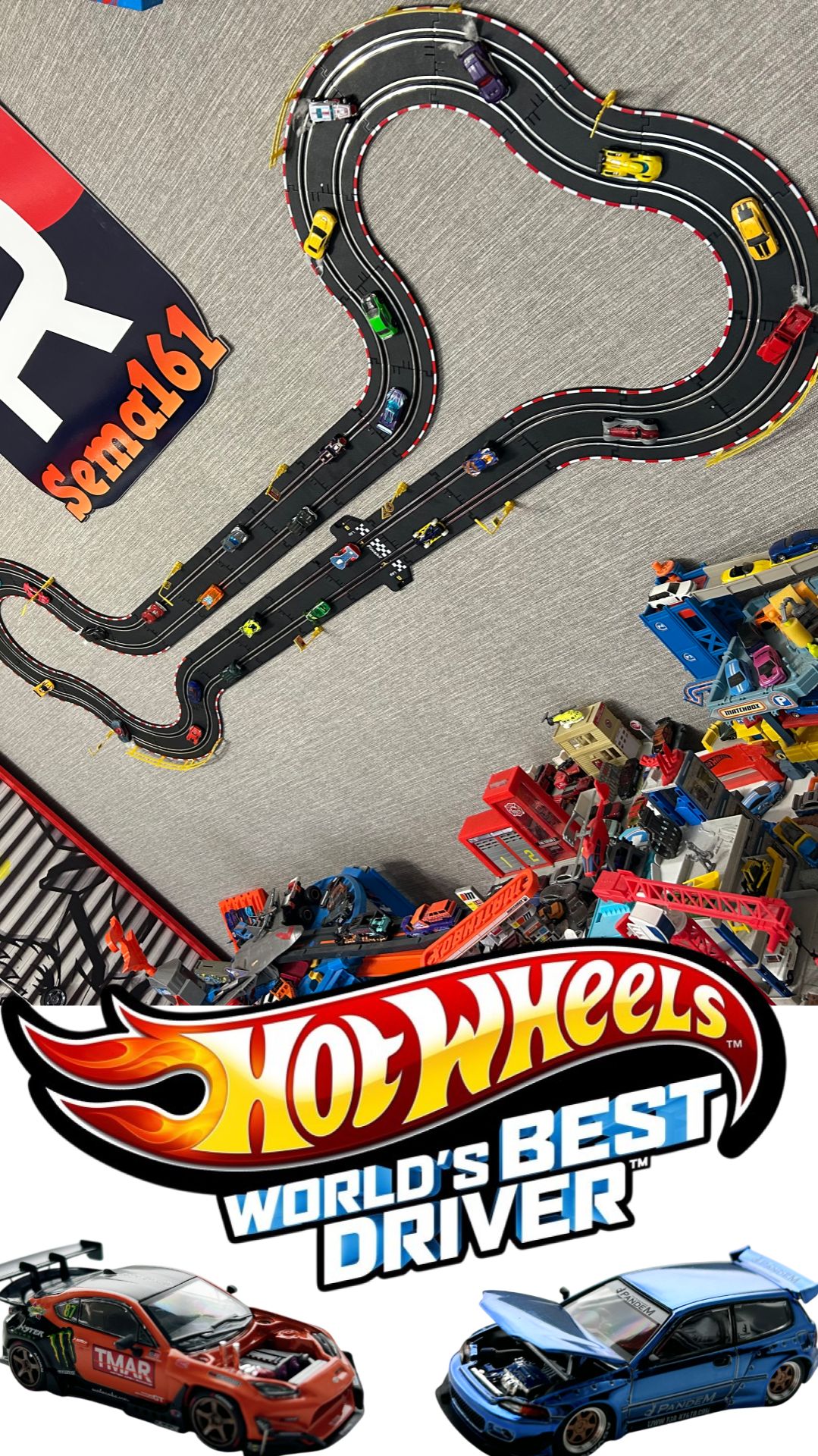 Hot Wheels Трек на стене