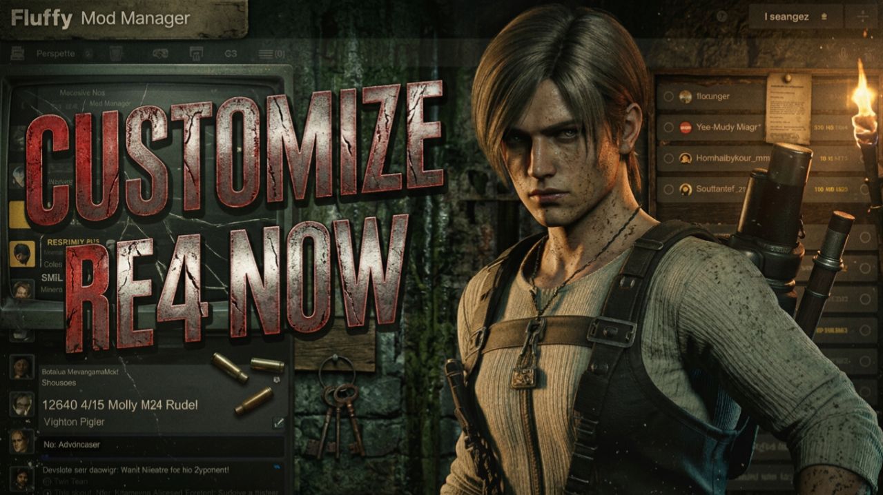 Установка модов на Resident Evil 4 Remake | Fluffy Mod Manager и REFramework