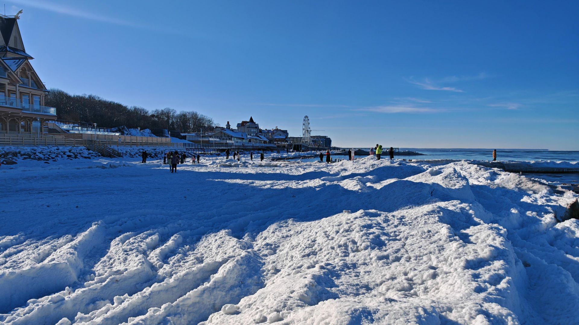 Зима в Калининграде 31 января