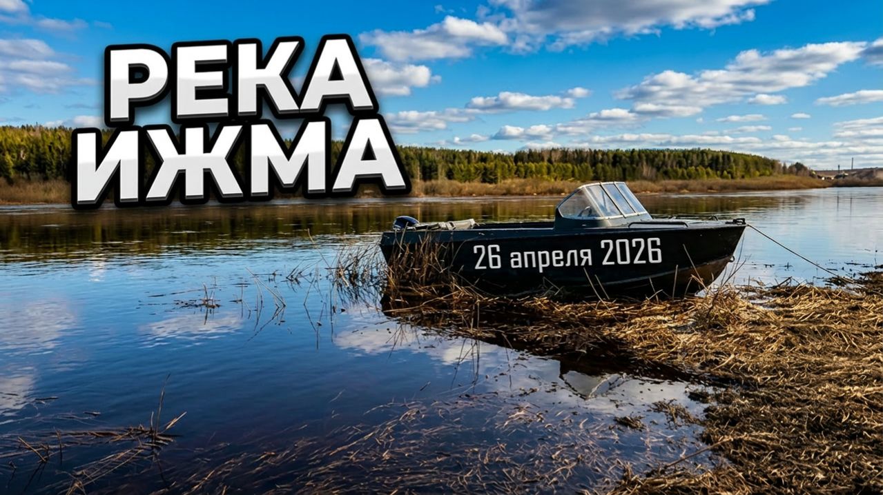 Река Ижма в апреле 2026 | Природа Коми