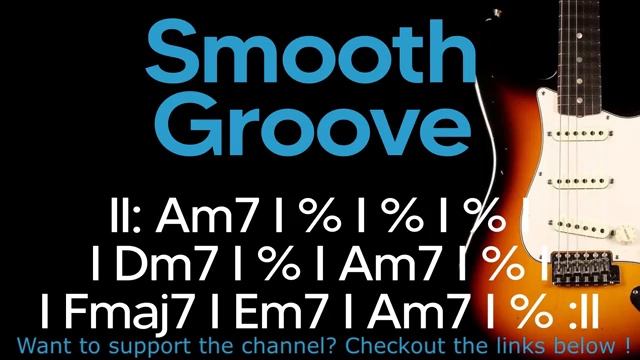 Соулфул Грув Гитарная минусовка I Минорный блюзовый джем-трек в тональности Am 100 bpm