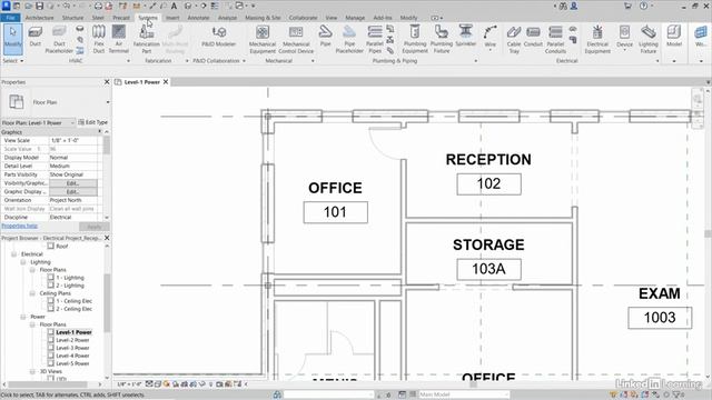 Revit 2023 Training 03.01 - Adding receptacles