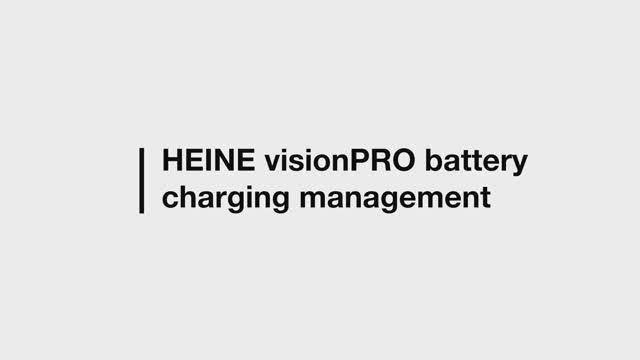Видеоларингоскоп HEINE visionPRO — Управление зарядкой аккумулятора