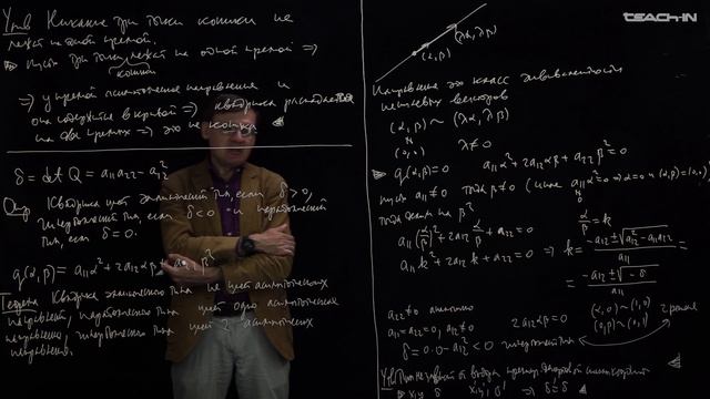 Пенской А.В. - Аналитическая геометрия - 17. Асимптотические направления плоской квадрики