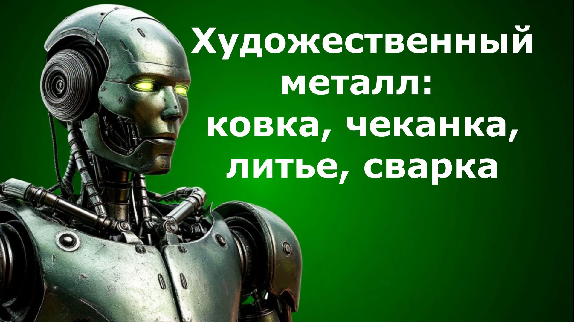 Художественный металл: ковка, чеканка, литье, сварка. Урок ИЗО.