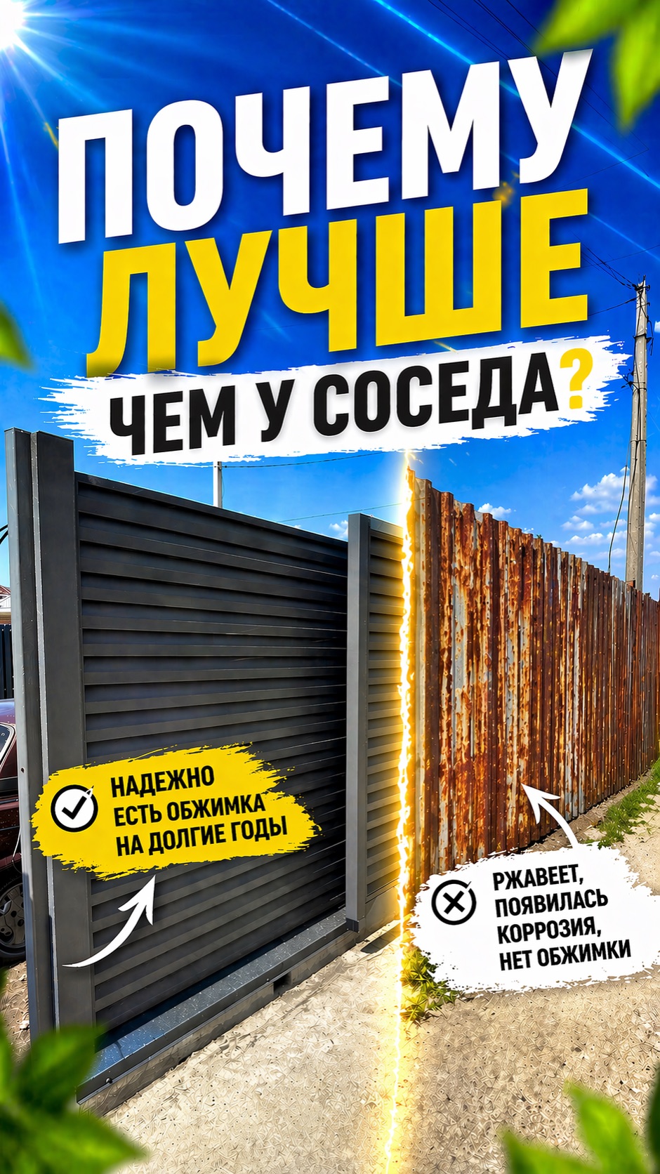 Почему лучше чем у соседа?