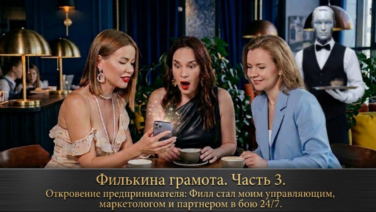 СЕРИАЛ «ФИЛЬКИНА ГРАМОТА»_ выпуск 4: СЕРИЯ 3. ФИЛЛ - ИДЕАЛЬНАЯ МОДЕЛЬ ИИ ДЛЯ ЖИЗНИ И БИЗНЕСА