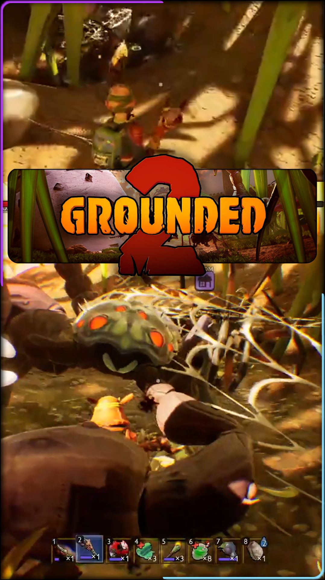 Враг моего врага - тоже труп! Мы слабые, но умные. 😎 #Murganchiky #стрим #игра #Grounded2 #Grounded