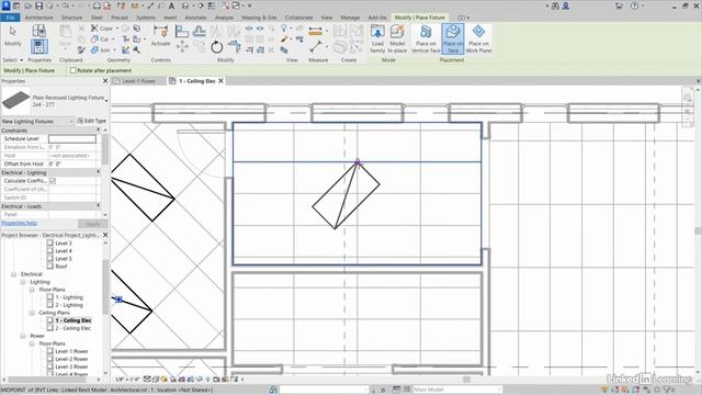 Revit 2023 Training 03.05 - Adding lighting fixtures