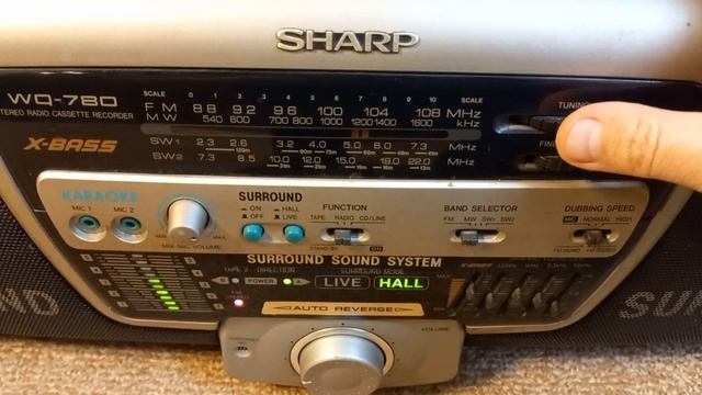 Sharp WQ-780W: Тот самый двухкассетник из 90-х!