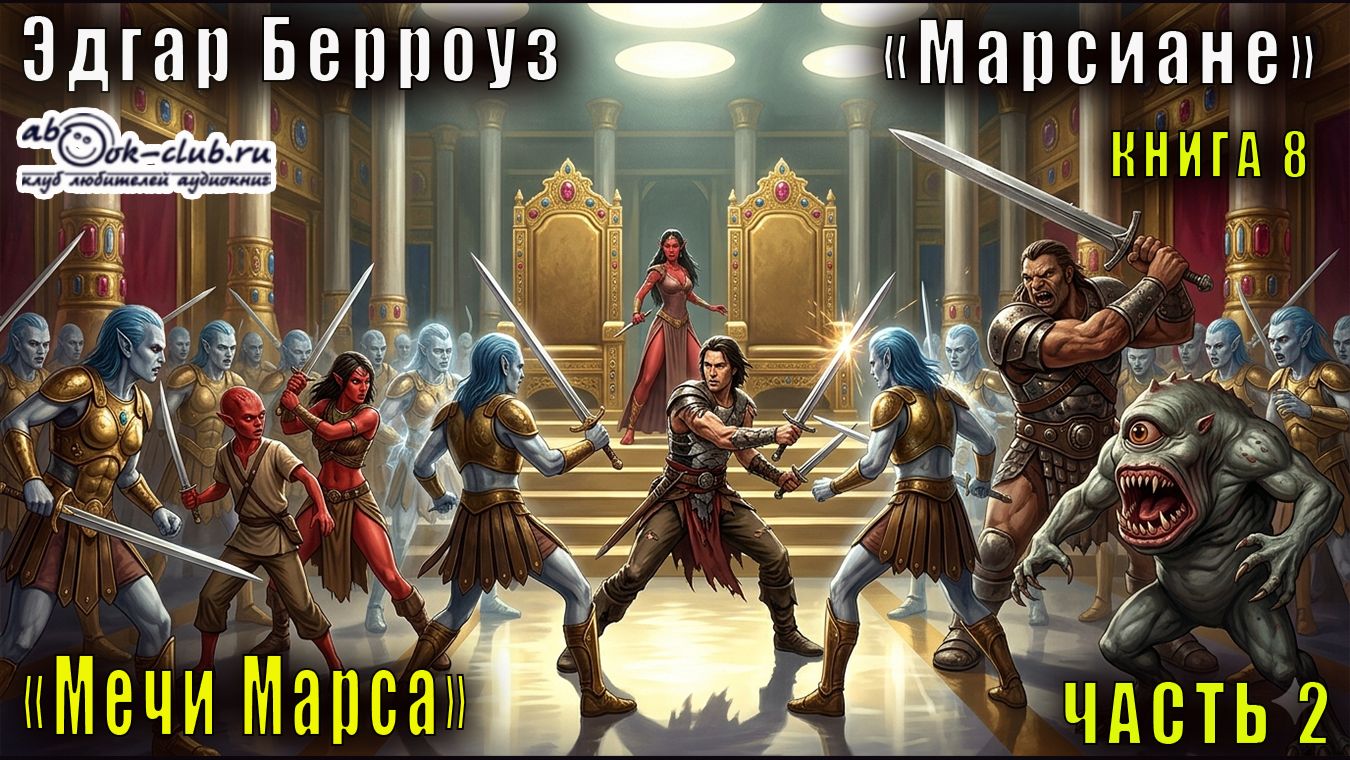 08.02 Эдгар Райс Берроуз "Марсианские хроники" (книга 8) "Мечи Марса" (ч. 2)