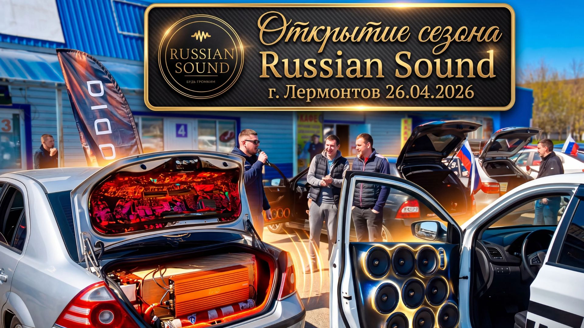 Соревнования по автозвуку Russian Sound – Открытие сезона в Лермонтове! 26.04.2026