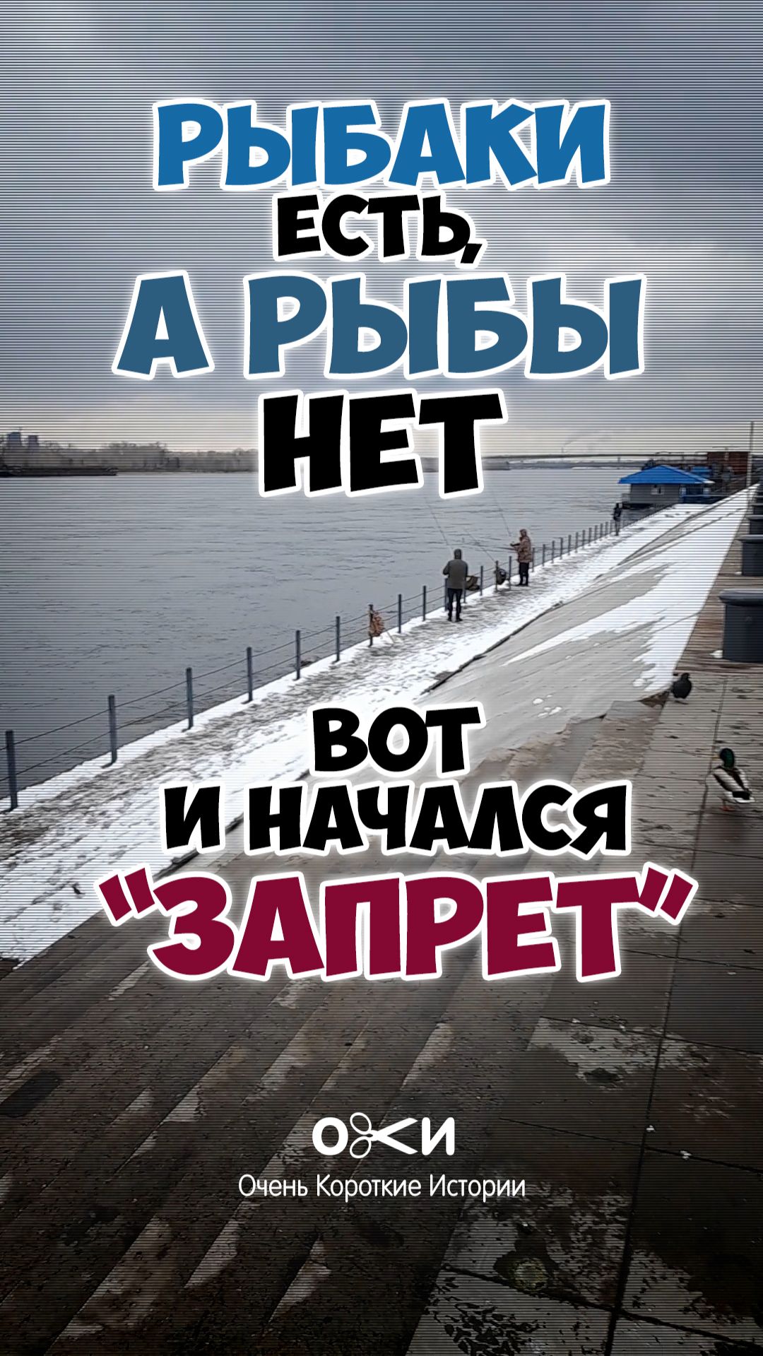 Рыбаки есть а рыбы нет..