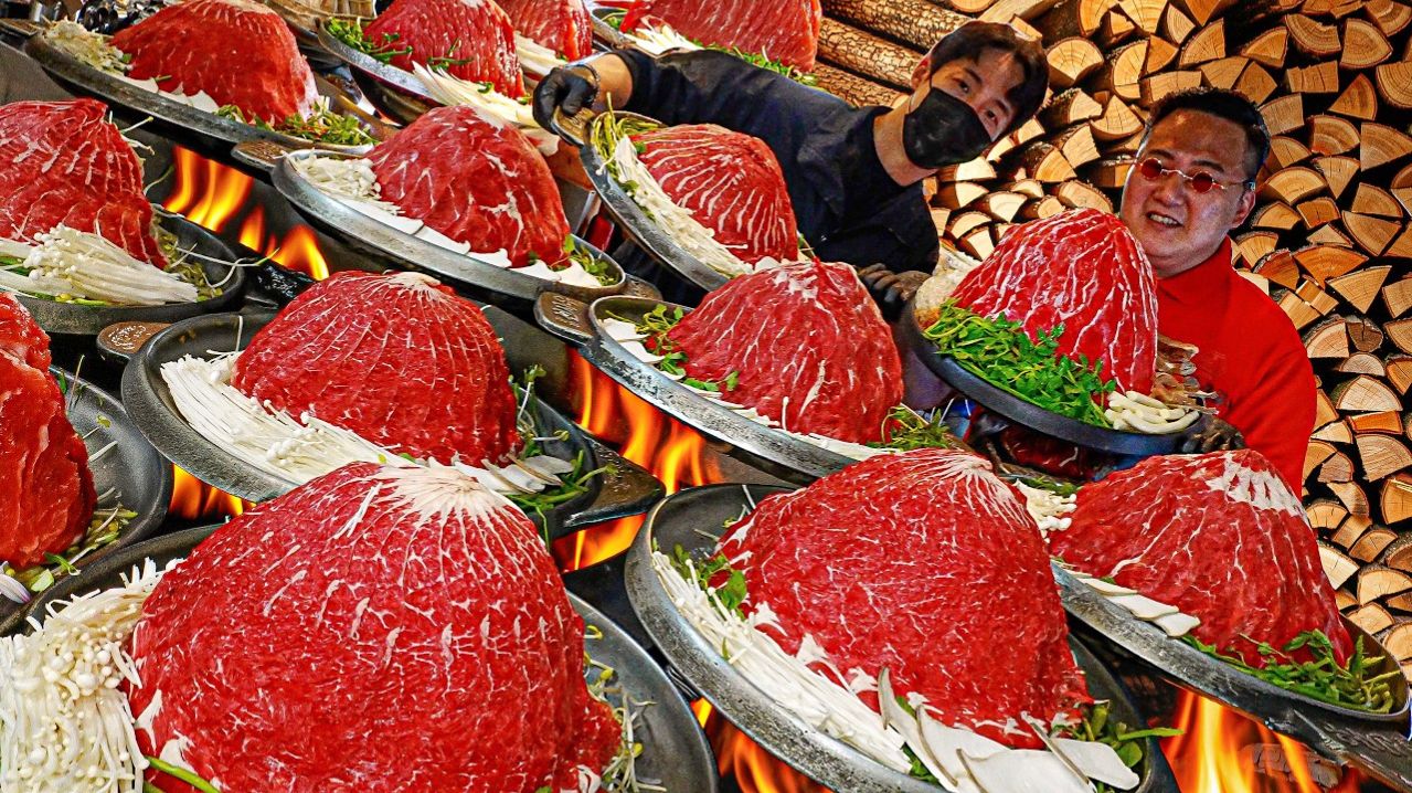 Потрясающая мясная бомба! Еда, которую обожают корейские знаменитости!