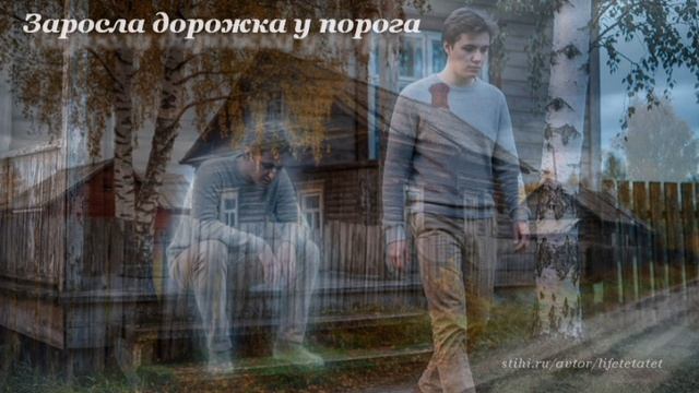 Заросла дорожка  у порога/The path at the threshold is overgrown