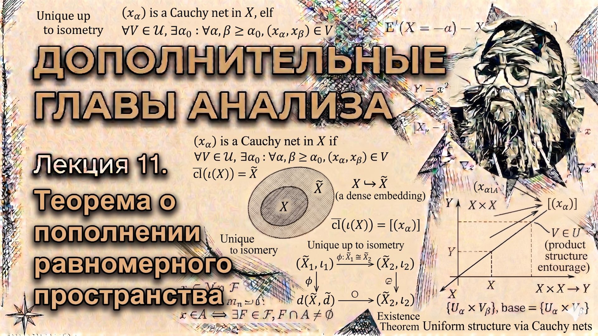 Лекция 11. Теорема о пополнении равномерного пространства.