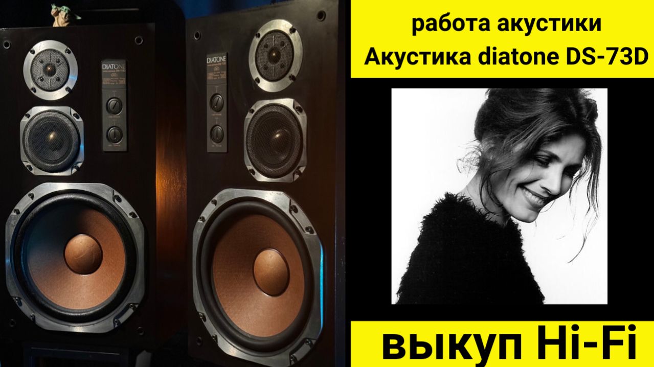Покупка аудиотехники Hi-Fi,  звучание акустики diatone DS-73D, музыка Kari Bremnes-Passelig Dose