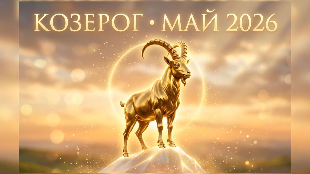 КОЗЕРОГ — Гороскоп май 2026: Архитектура успеха и прозрачный воздух зрелости ♑