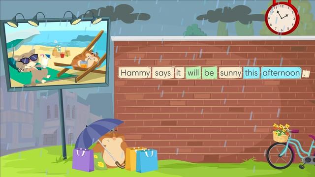 Go Getter 4 _ Unit 8 - Get Grammar! – The rain hasn’t stopped.