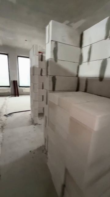 Строим перегородки из газобетона в ЖК Вандер Парк (быстро и качественно!)