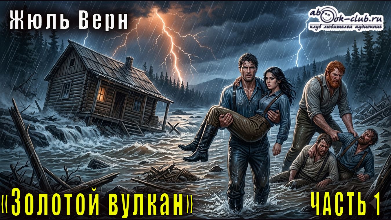 Жюль Верн "Золотой вулкан" часть 1
