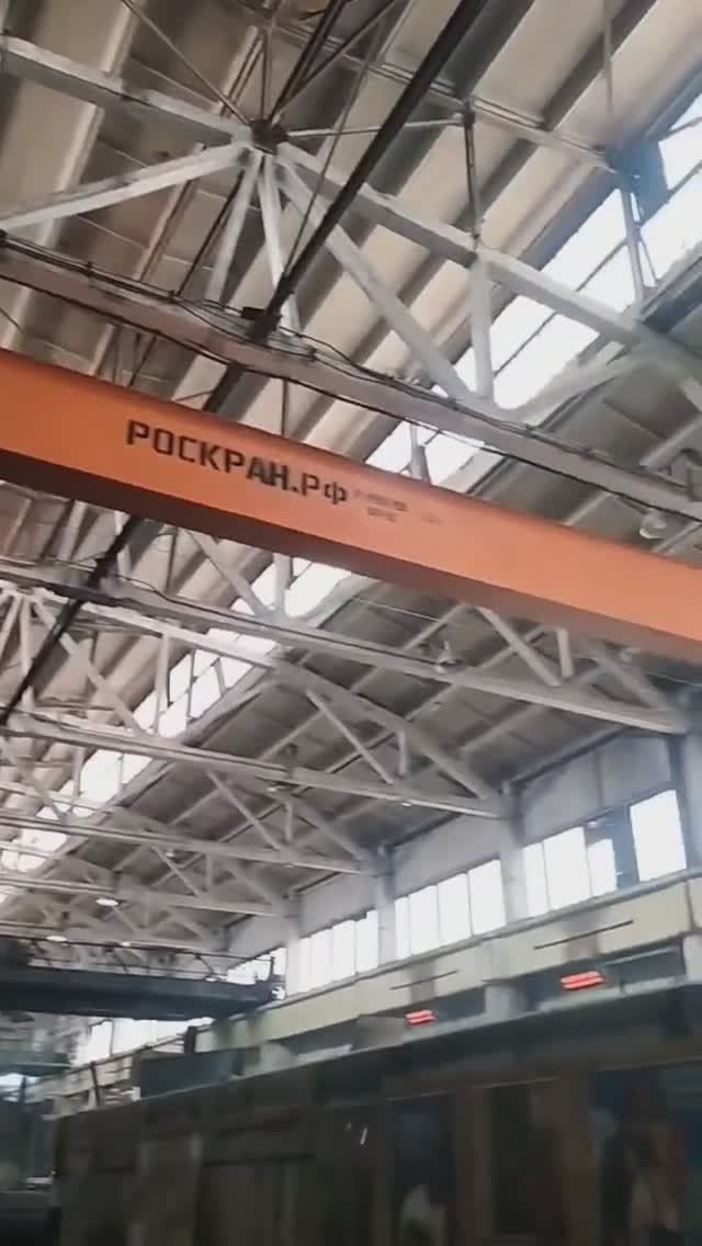 Мостовой кран 3,2 тонны, пролет 22,5м: еще один объект "РОСКРАН" в Мценске