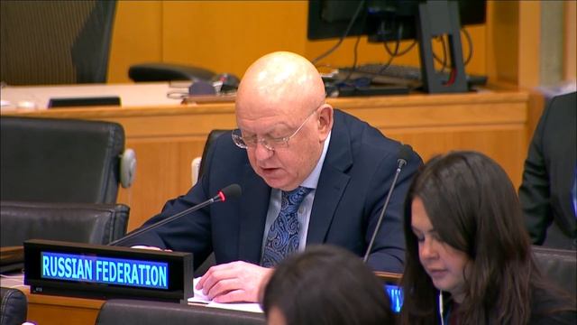Statement by Vasily Nebenzia at 48th session of UNGA Committee on Information, April 28, 2026
