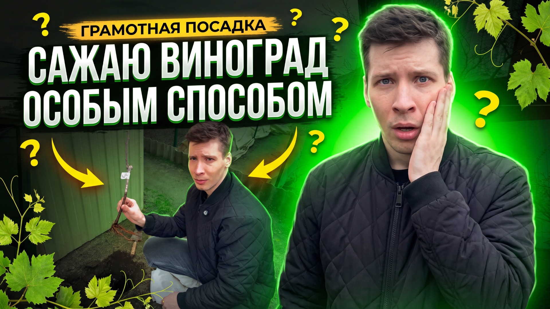 САЖАЮ ВИНОГРАД ОСОБЫМ СПОСОБОМ ‼️