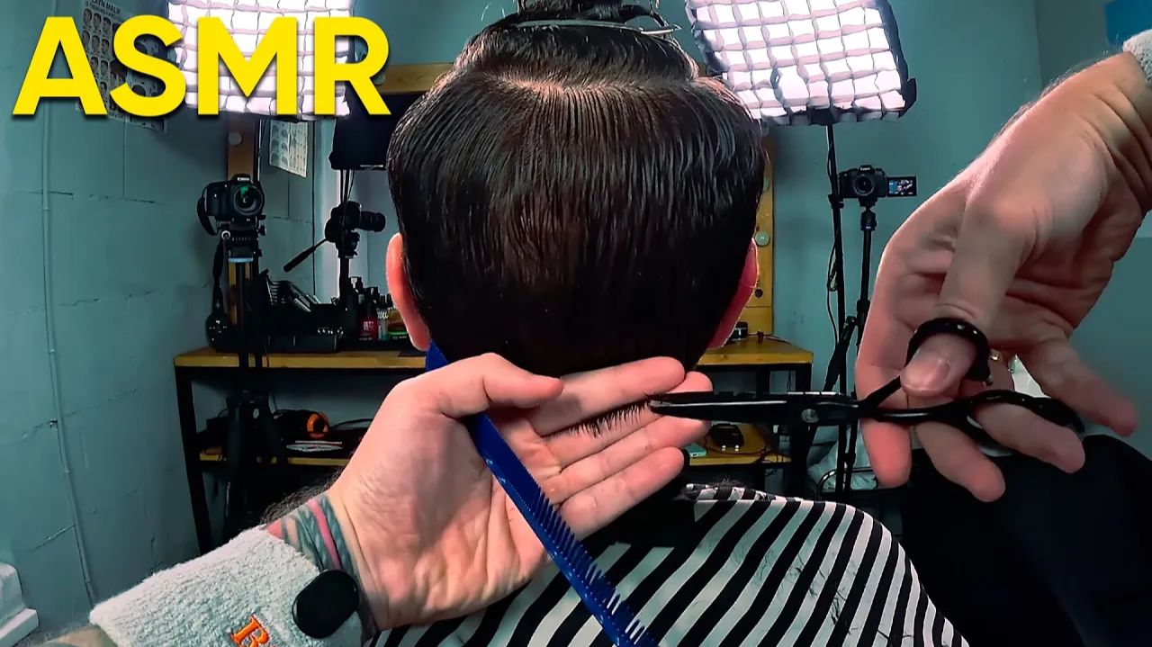 АСМР / ASMR 💈 POV: Только ножницы | Эффект полного присутствия в барбершопе 4K Видео