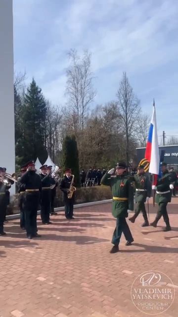 Военный оркестр на мероприятии