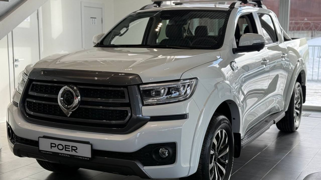 GWM HAVAL Poer в комплектации Премиум белый салон черный АКПП 4WD