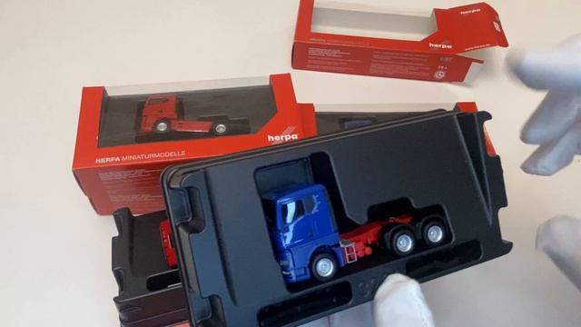 Распаковка: MAN TGX GN от Herpa 1:87
