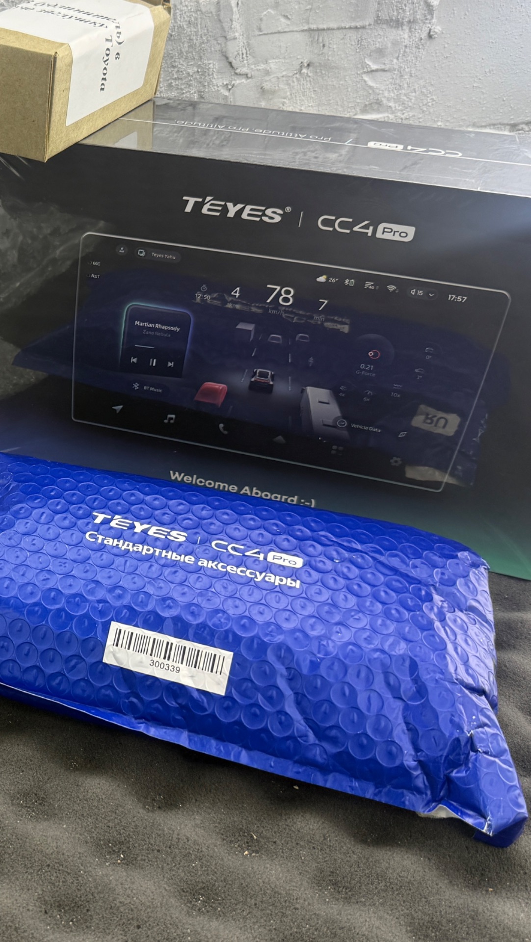 Комплект для Ильи из Москвы Toyota Roomy с Круговым обзором Teyes CC4 Pro 12/256