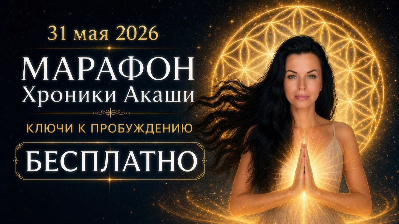 СТАРТ 31 мая 2026 - БЕСПЛАТНО - Марафон ХРОНИКИ АКАШИ